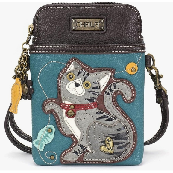 Chala | Bags | Chala Gray Cat Carrier With Whimsical Design | Poshmark
